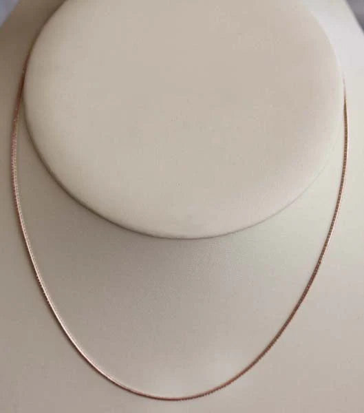 Rose Silver 16 Inch Long Snake Chain – My Shopping Online